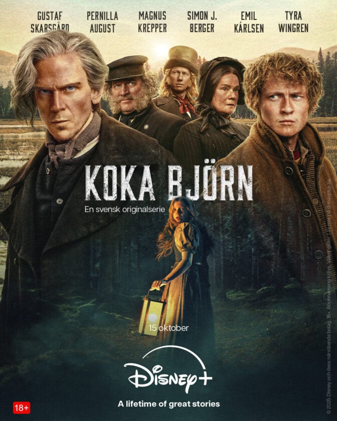 Se trailern till Gustaf Skarsgårds dramaserie "Koka björn" - premiär i höst på Disney+ - MovieZine