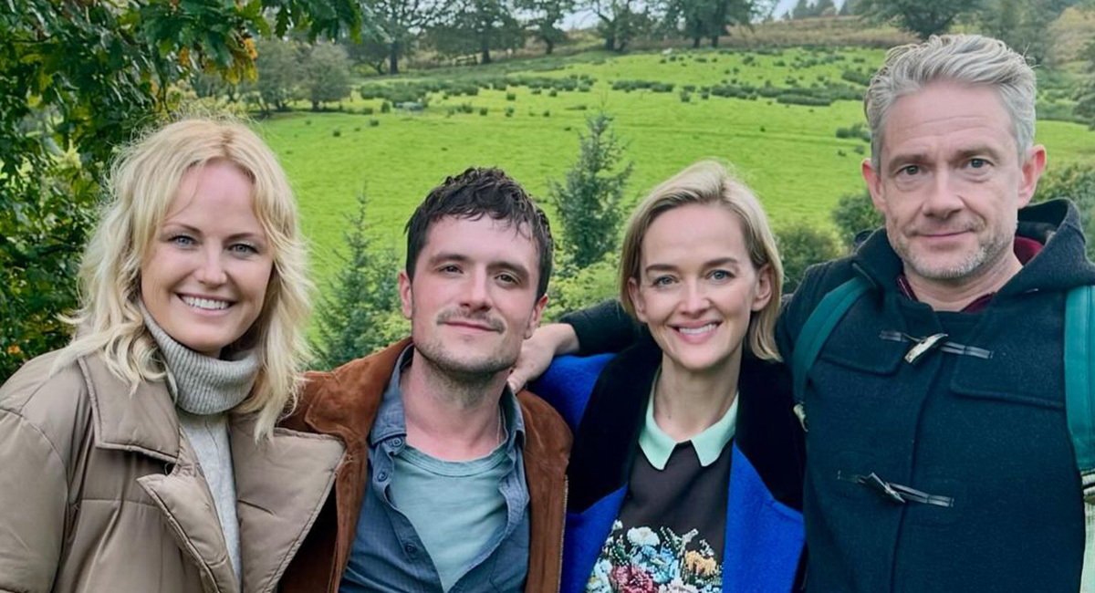 Martin Freeman och Malin Åkerman improviserar tillsammans i romantisk ...