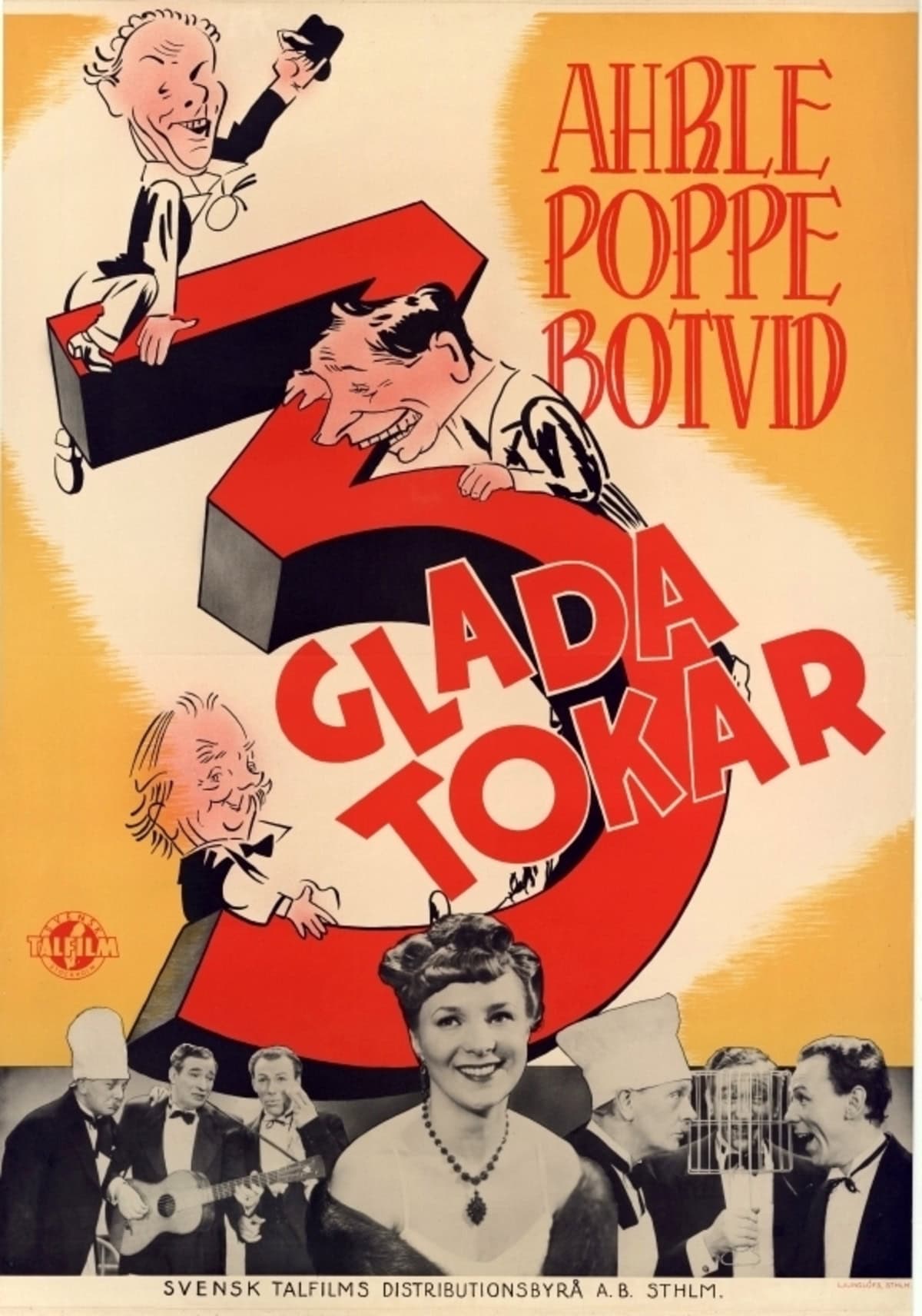 Tre glada tokar (1942 film) - MovieZine