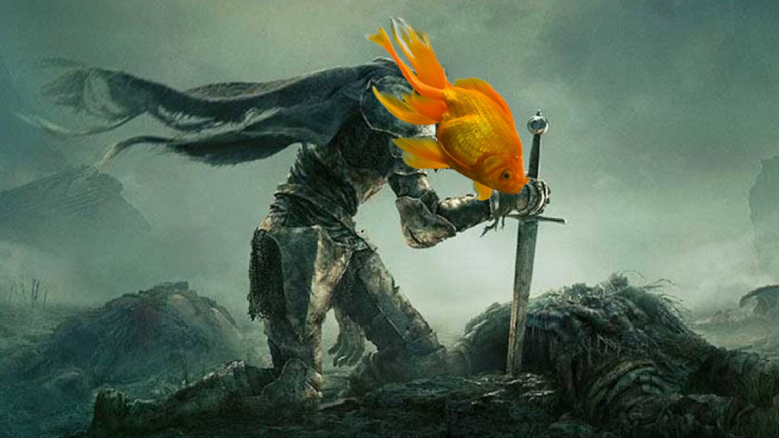 Viral guldfisk som spelar "Elden Ring" har gått bort - MovieZine.se